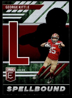2023 Panini Donruss Elite "Spellbound L" ** George Kittle ** Card #SB ...