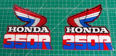 85' 1985 XR 350r xr350 2pc gas tank graphics decals graficos stickers ...