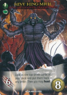 MIEK THE UNHIVED TRANSFORMED UD Marvel Legendary WORLD WAR HULK HIVE ...