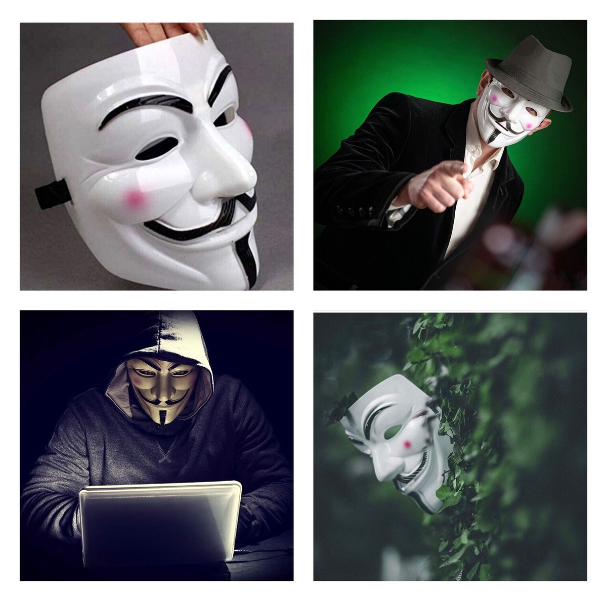 Anonymous Man Mask St. Petersburg Russia 25 December 2019