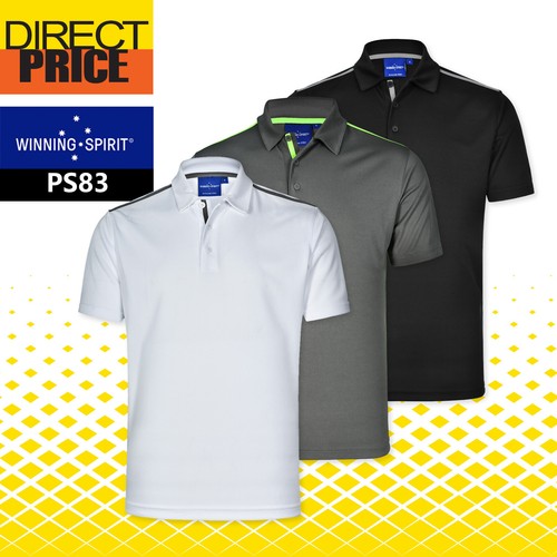 Shiny PS83 STATEN POLO SHIRT Men's,PS83 | eBay Australia