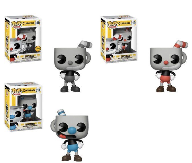 FUNKO CUPHEAD MUGMAN DEVIL POPS CHASE (VAULTED RETIRED) LIMITED SUPPLY ...