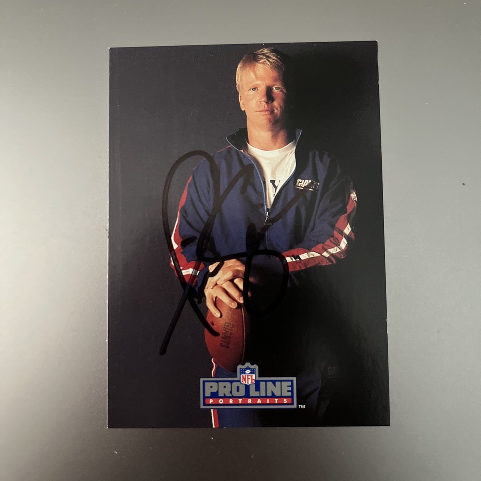 PHIL SIMMS 1991 PRO LINE AUTOGRAPHED SIGNED AUTO FOOTBALL CARD | eBay