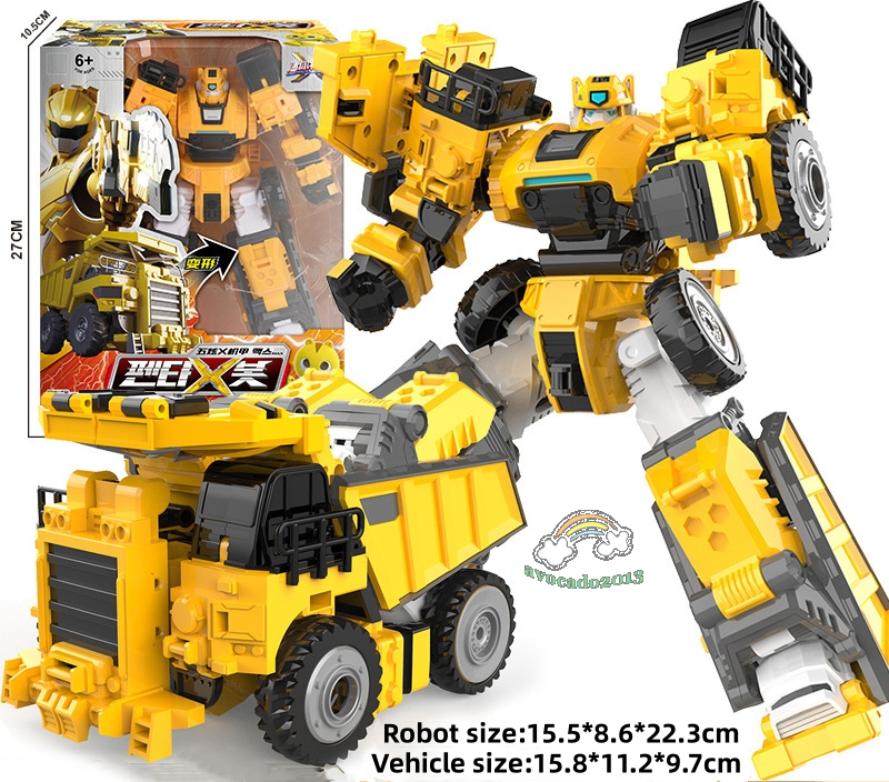 Miniforce Penta X Bot Maxbot Vehicle Transforming Robot Dump Truck ...