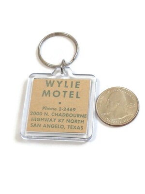 Repurposed Vintage Matchbook Cover Wylie Motel San Angelo Texas ...