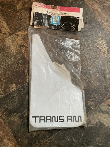 NOS Pontiac Firebird Trans Am White Mud Flap Splash guards RARE ...