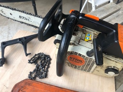 Stihl MS200 T top-handle petrol chainsaw | eBay UK