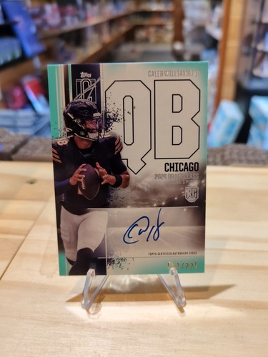 2024 Topps Signature Class Caleb Williams Rookie Class Auto On Card ...