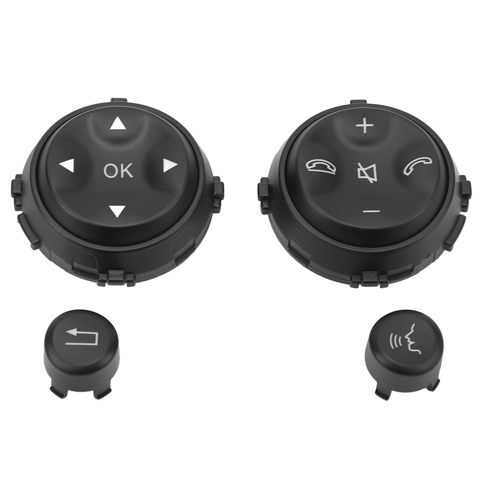 4PCS Steering Wheel Switch Button Waterproof Rust Proof Part For ...