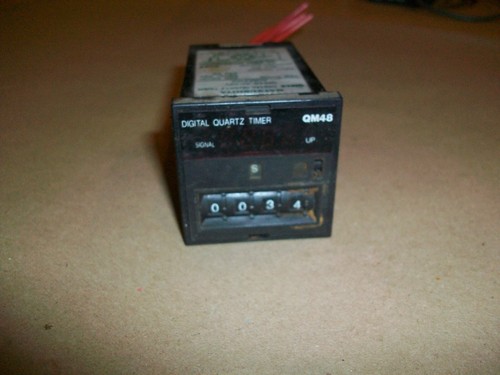 Matsushita Digital Quartz Timer QM48-AC24V 99hour-99seconds 24vac input ...