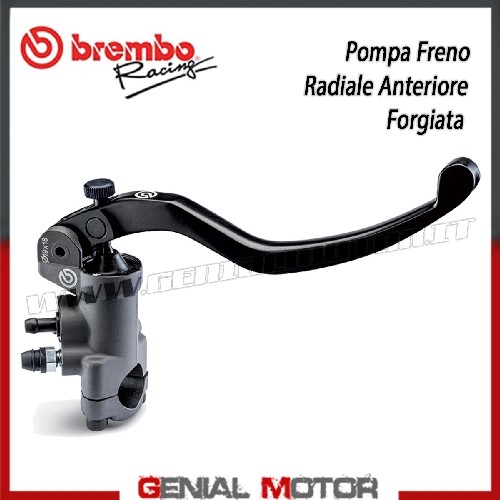 Radial Front Brake Pump Brembo Racing Pr 19X20 - Forged - Long Lever | eBay