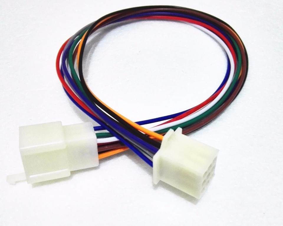 9 Pin 2.8mm Connector Cable Extension For Handa Motorcycle Guage ...