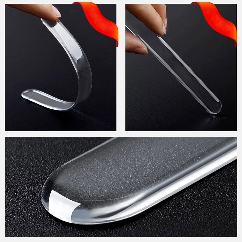 8x Invisible Car Door Handle Scratch Protector Cover Anti-collision ...
