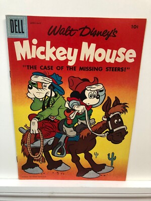 Mickey Mouse # 53 NEAR MINT- April 1957 See photos Walt Disney | eBay