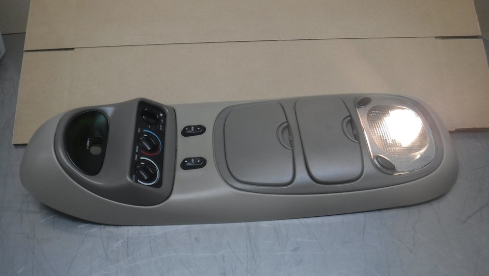 Ford Excursion Overhead Top Roof Console Dome Map Light Brown Tan | eBay