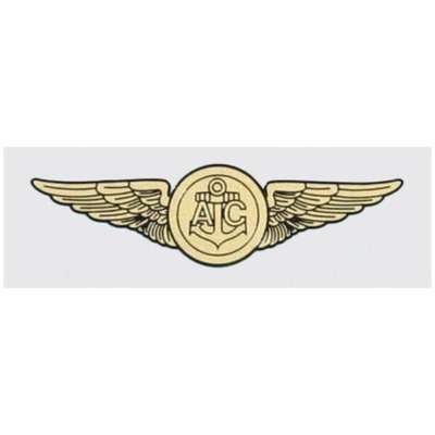 NAVY AIRCREW AC GOLD WINGS 3.25" WINDOW STICKER CAR DECAL | eBay