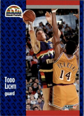 1991-92 Fleer NBA Todd Lichti #51 | eBay