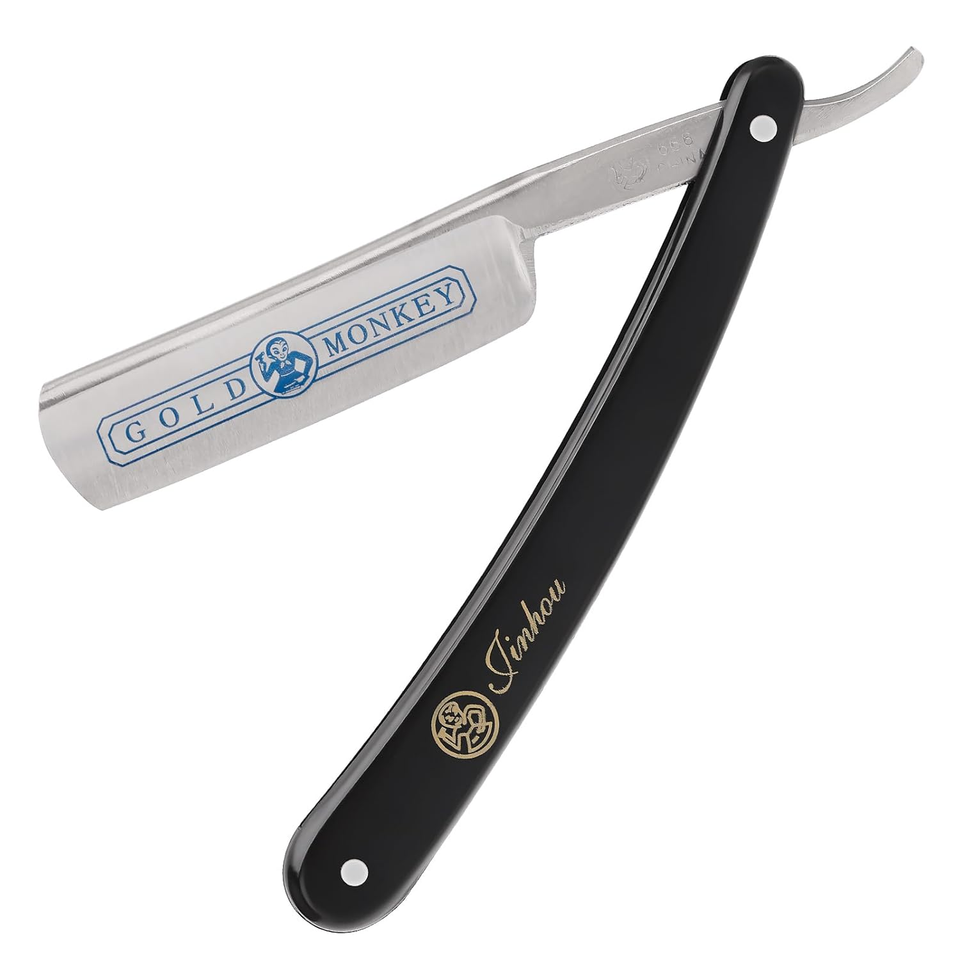 Straight Edge Razor Stainless Steel Wood Style Vintage Razor Barber ...