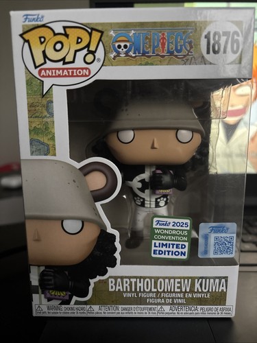 Funko Pop! One Piece - Bartholomew Kuma #1876 Shared Wonder Con w ...