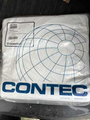 Contec PN1212 Polynit Textured No-Run Polyester Knit Wipes, 12" x 12 ...