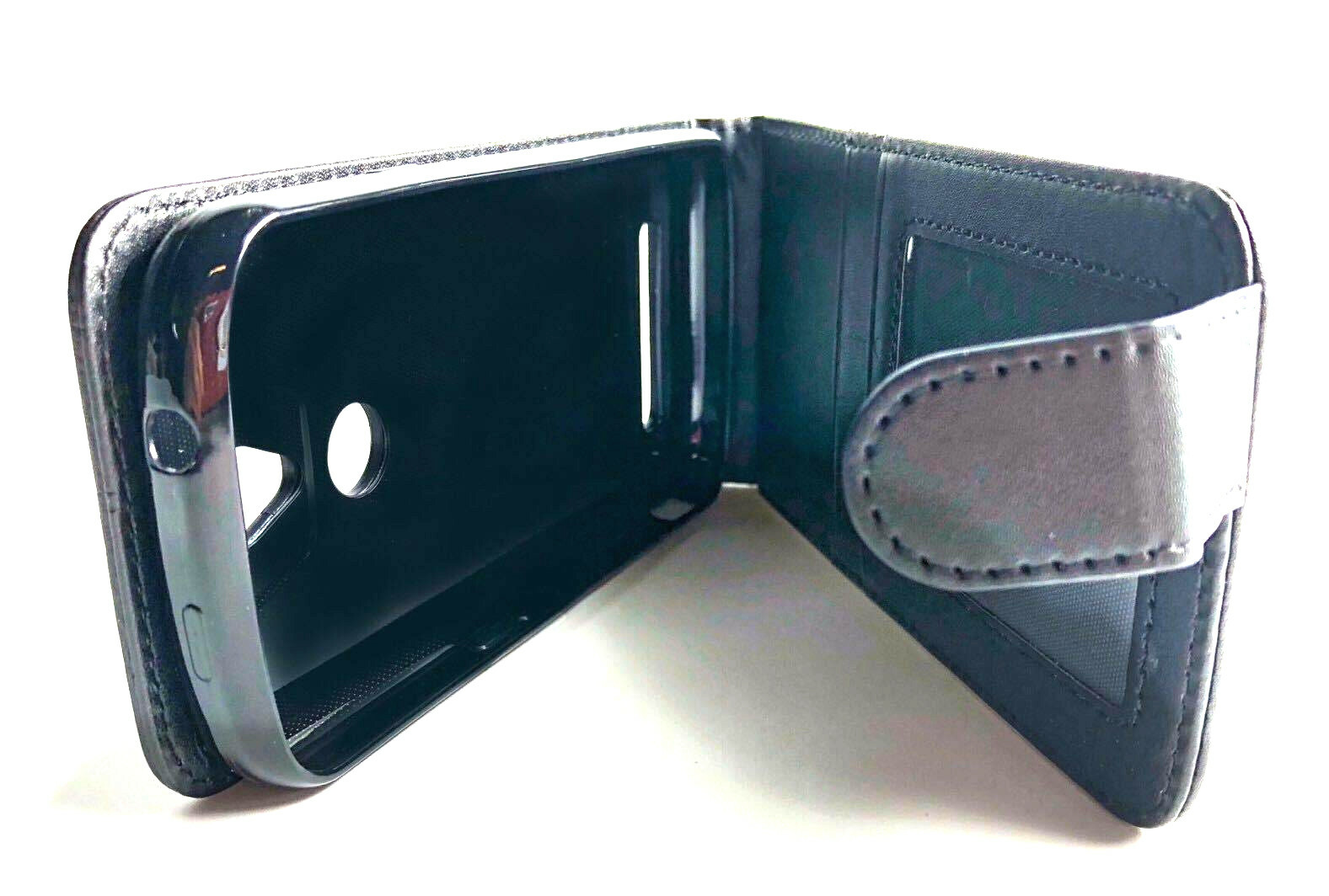 Telstra ZTE Tough Max 2 T85 Card Slot Holder Leather Flip Pouch Case ...