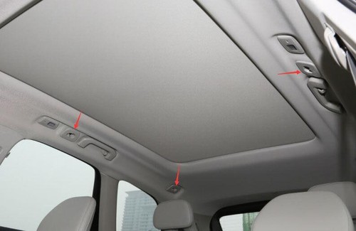 Blue Titanium Roof Sunroof Hook Cover Trim Fit For Volvo XC60 18-2022 ...