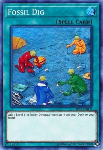 FOSSIL DIG *** SUPER RARE OP07-EN009 YUGIOH! MINT/NM | eBay