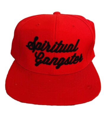 Spiritual Gangster Embroidered Red Trucker Hat | eBay