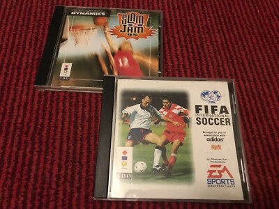 Fifa Soccer - NBA jam disk for console Panasonic 3DO rare discs | eBay