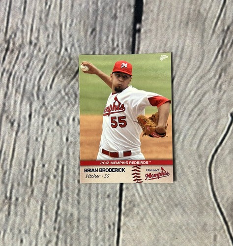 Brian Broderick 2012 Multi Ad Memphis Redbirds Team Set Card #14 ...