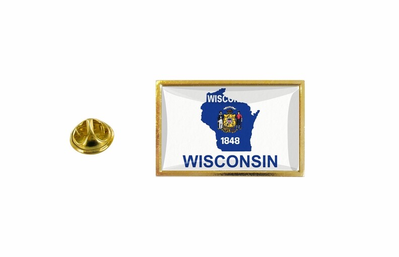 Pins Pin Badge Pin's Flag Country Card USA Wisconsin Wi | eBay