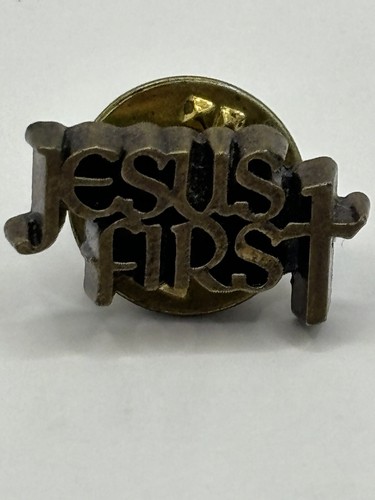 Vintage Jesus First Religous Pin Hat Tie Lapel Pinback Collectible ...