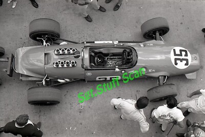 1968 Indy Car racing photo negative Indy 500 Jochen Rindt race car | eBay