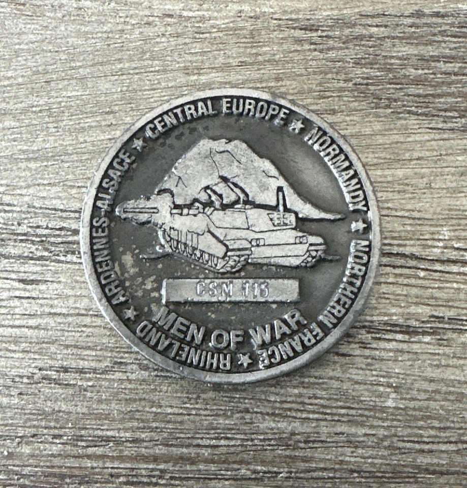Military Challenge Coin 1st BATTALION 33rd ARMOR REGIMENT | eBay