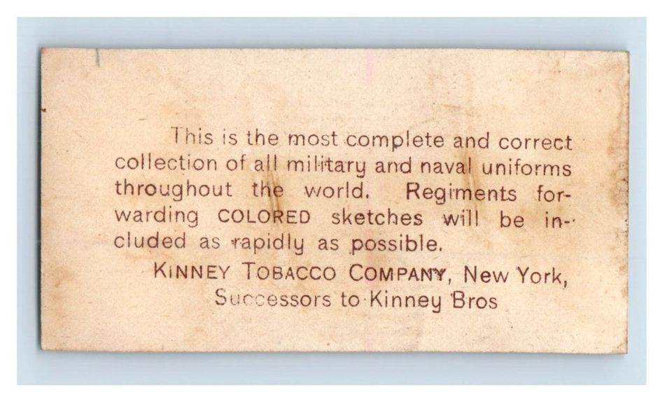 1886 Kinney Tobacco Co. 2nd. Lt. Infantry U.S.A. Sweet Caporal F136 | eBay