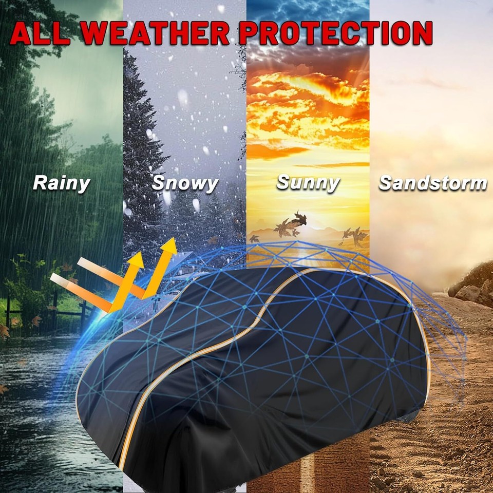 Utility Vehicle Cover Storage Waterproof 4-SEATER For Can-Am Maverick ...