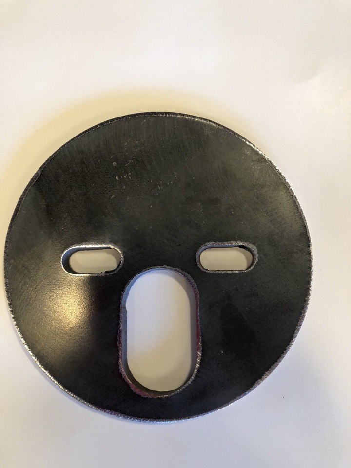 (2) Universal Upper Air Bag Circle Brackets Air Bags Air Ride ...