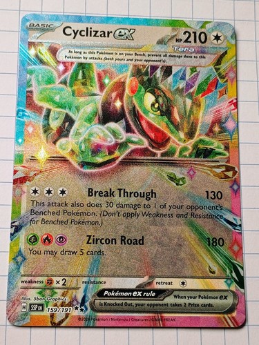 Cyclizar ex 159/191 Pokemon Surging Sparks Double Rare Holo NM | eBay