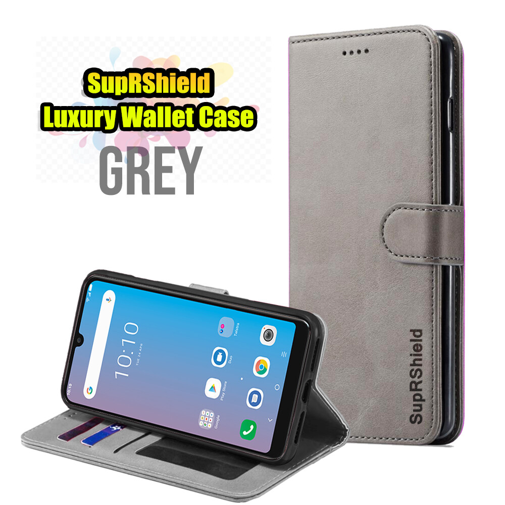 For Telstra Evoke Plus /Evoke Pro 2 /Essential Pro 2 Wallet Leather ...