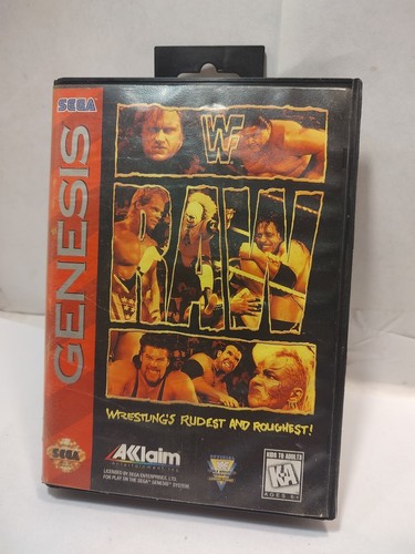 Genesis Sega WWF Raw Wrestling | eBay