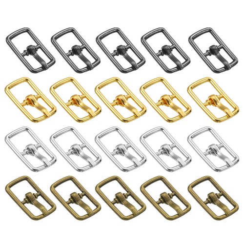 40Pcs Metal Roller Buckles, 7mm - 0.28" Sewing Mini Buckle (4Colors, 17 ...