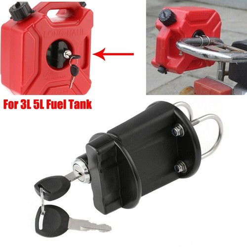 For Fuel Tank Mount Petrol Quality Can Durable Key Bracket Holder Lock ...