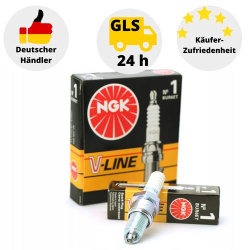 4 NGK Zündkerzen V-Line 1 für Audi Fiat Seat Skoda VW 2876 | eBay.de