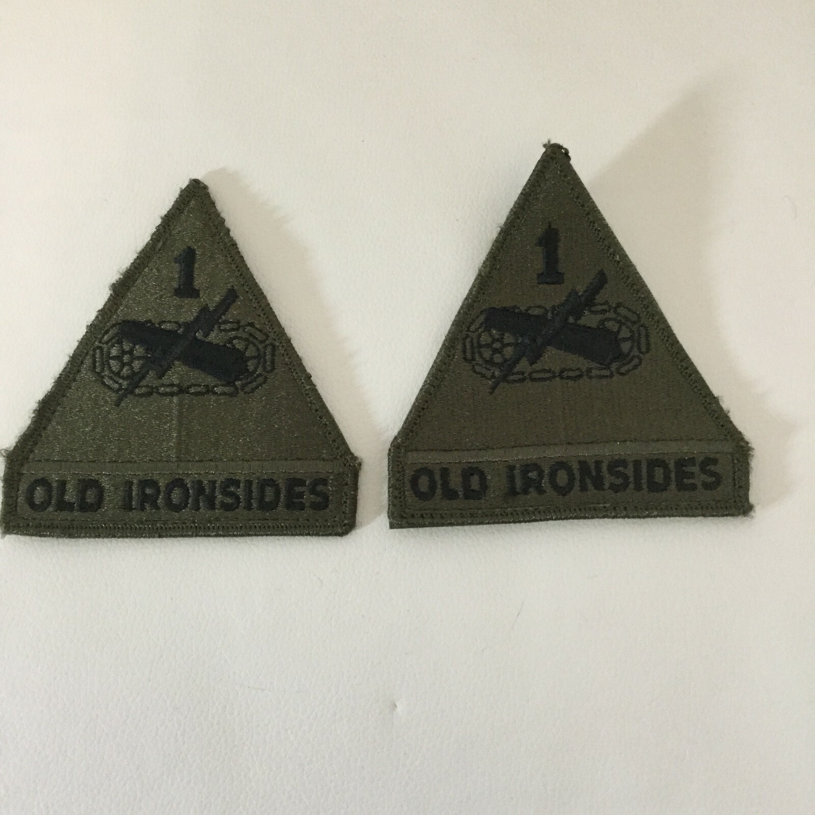 2 Old Ironsides US Army 1st First Armored Division AD Patch Veteran ...