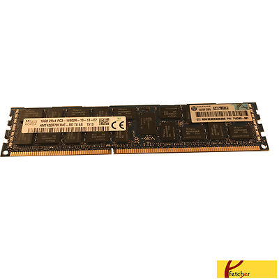 708641-B21 712383-081 715274-001 16GB PC3-14900 DDR3-1866 RDIMM HP ...