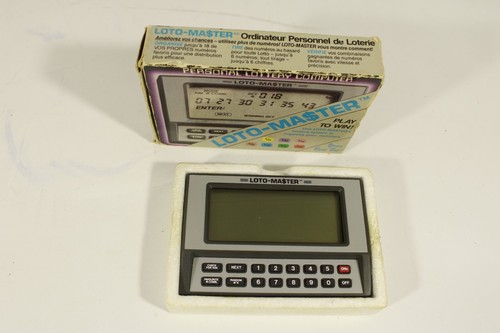 LOTO MASTER 6640, Personal Lottery Computer. (ref J 103) | eBay
