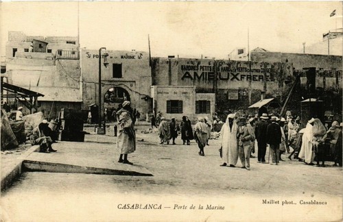 CPA AK MAROC CASABLANCA - Porte de la Marine (280642) | eBay