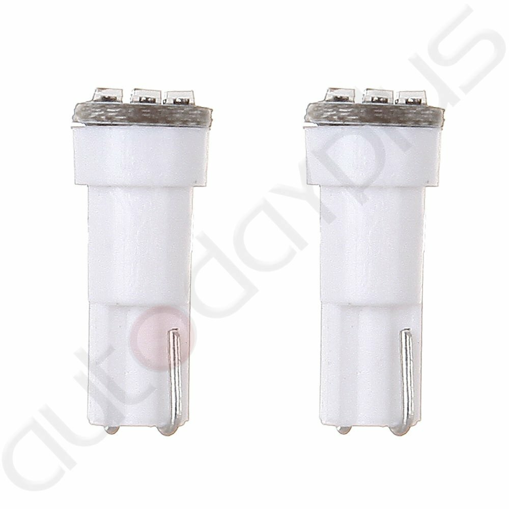 10 PC74 T5 White LED Twist Socket Instrument Panel Cluster Plug Dash ...