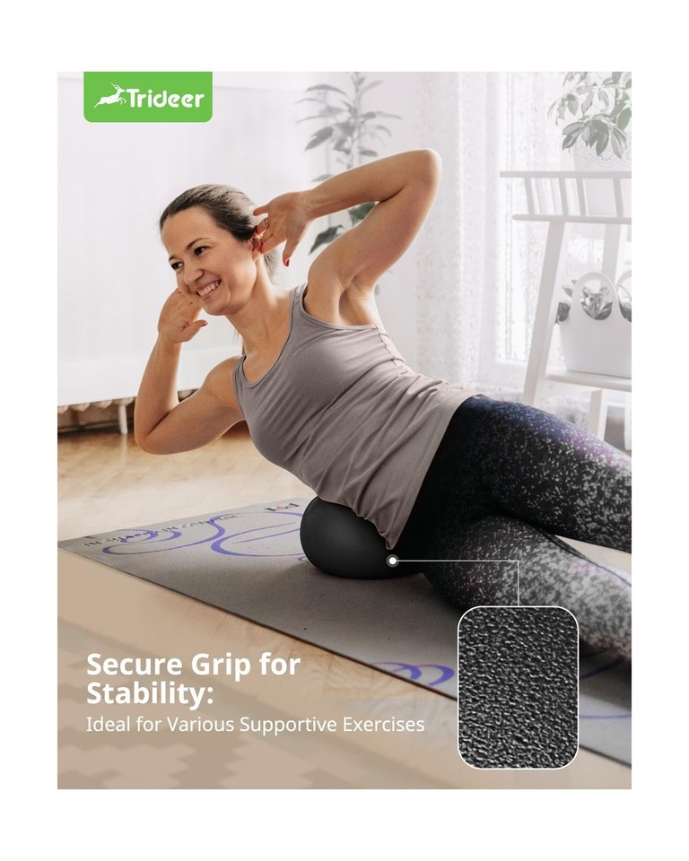 Trideer Pilates Ball 9 Inch Core Ball, Small Exercise Ball with ...