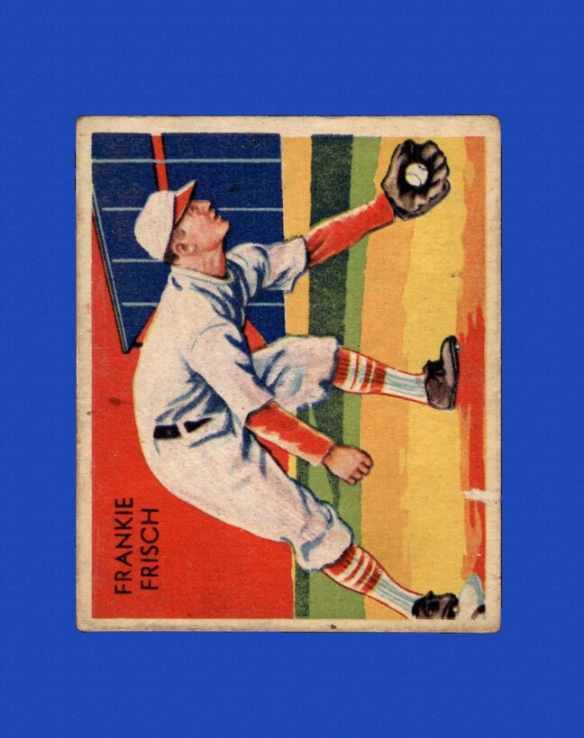 1934-36 Diamond Stars Set-Break # 17 - Frankie Frisch VG-VGEX (crease ...